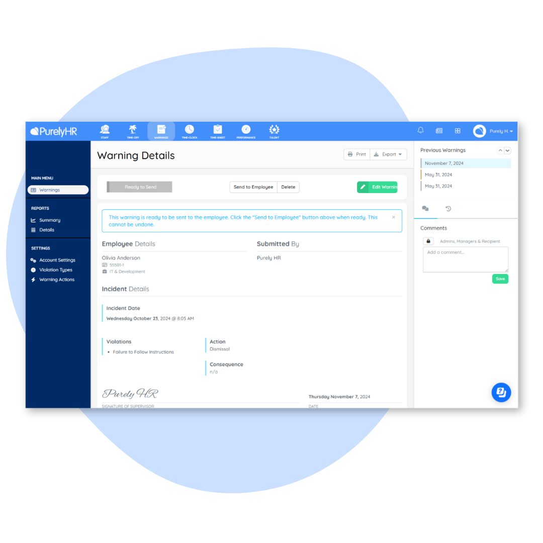 Employee write-up form: A guide to effective HR documentation