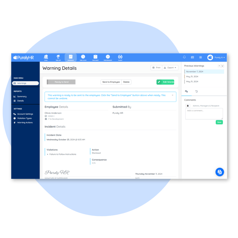 Employee write-up form: A guide to effective HR documentation